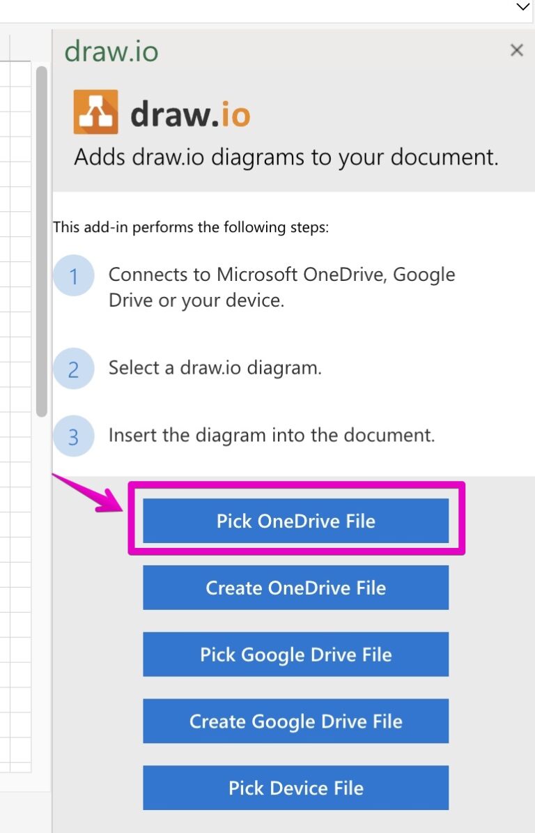 フローチャートの作成・表示用アドイン「draw.io」の使い方 - Excelオンラインのアンチョコ
